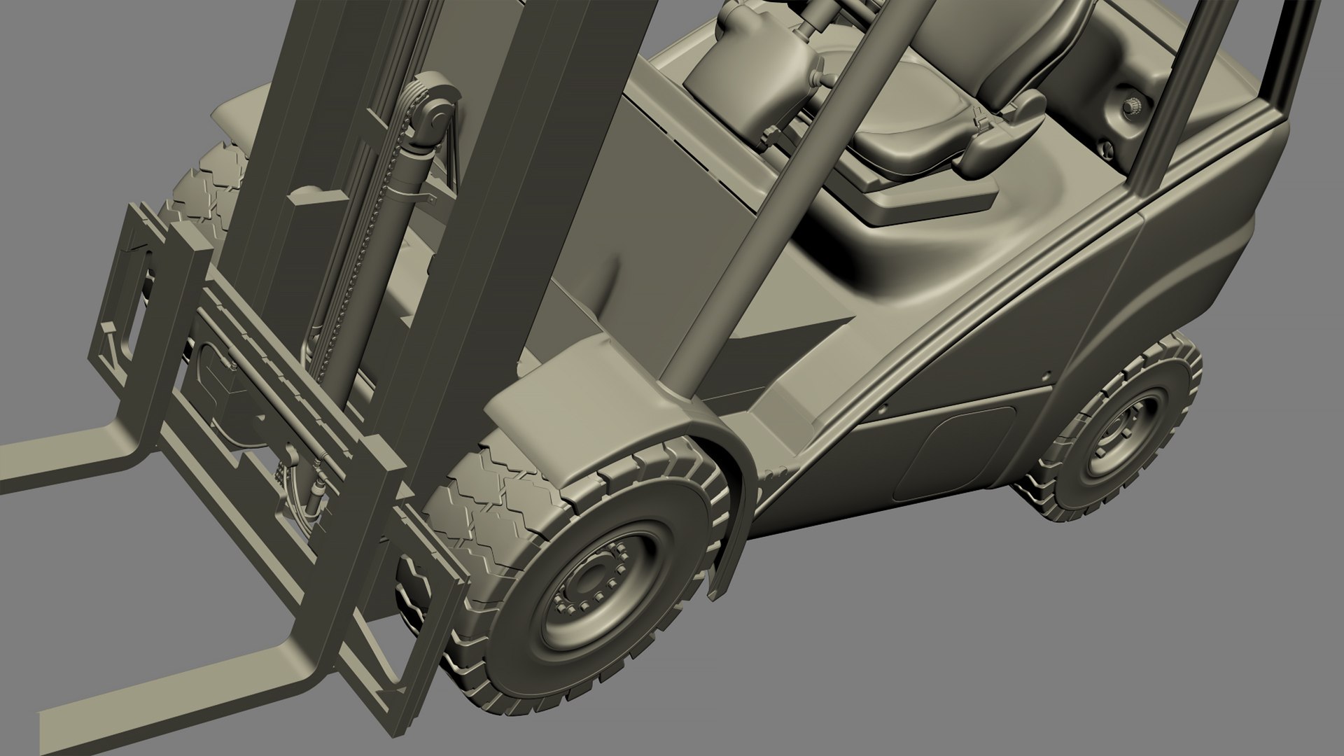 Electric forklift linde e30 3D model - TurboSquid 1608054