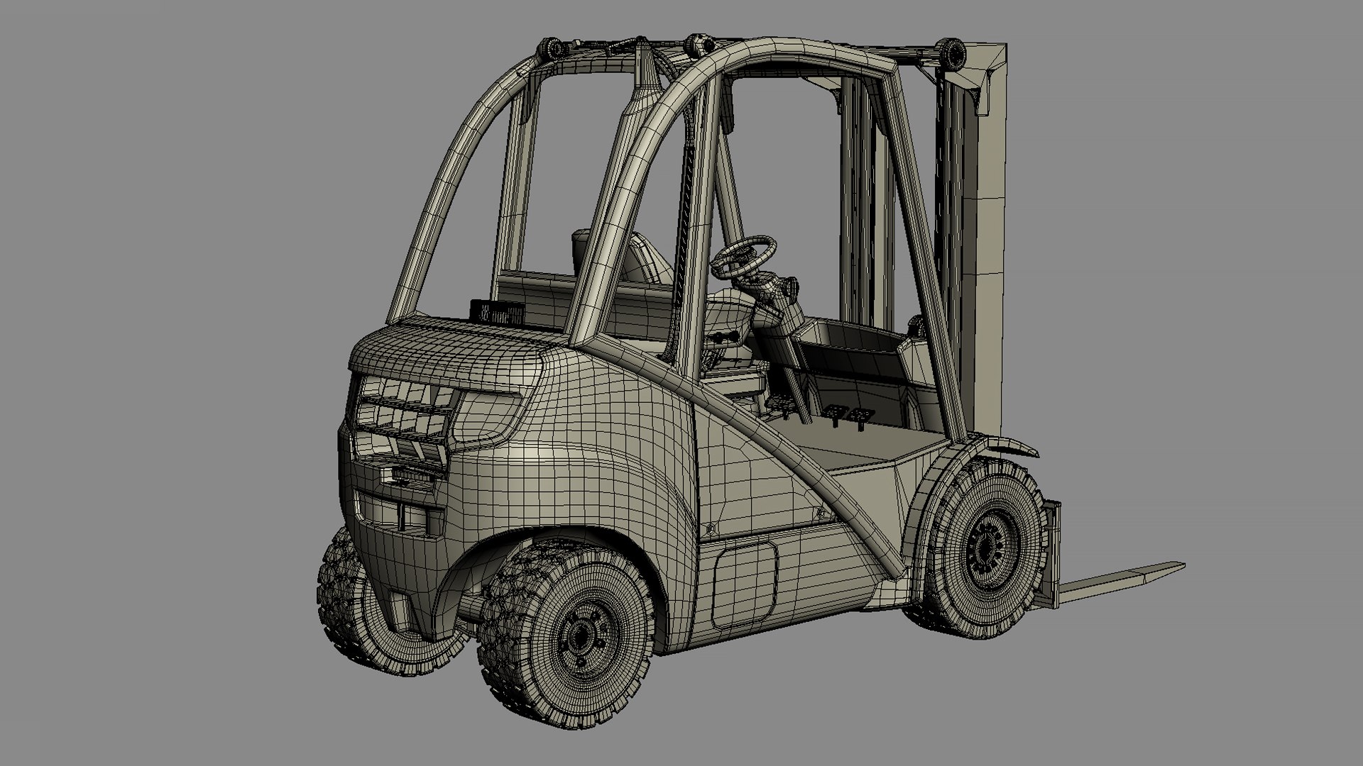 Electric forklift linde e30 3D model - TurboSquid 1608054
