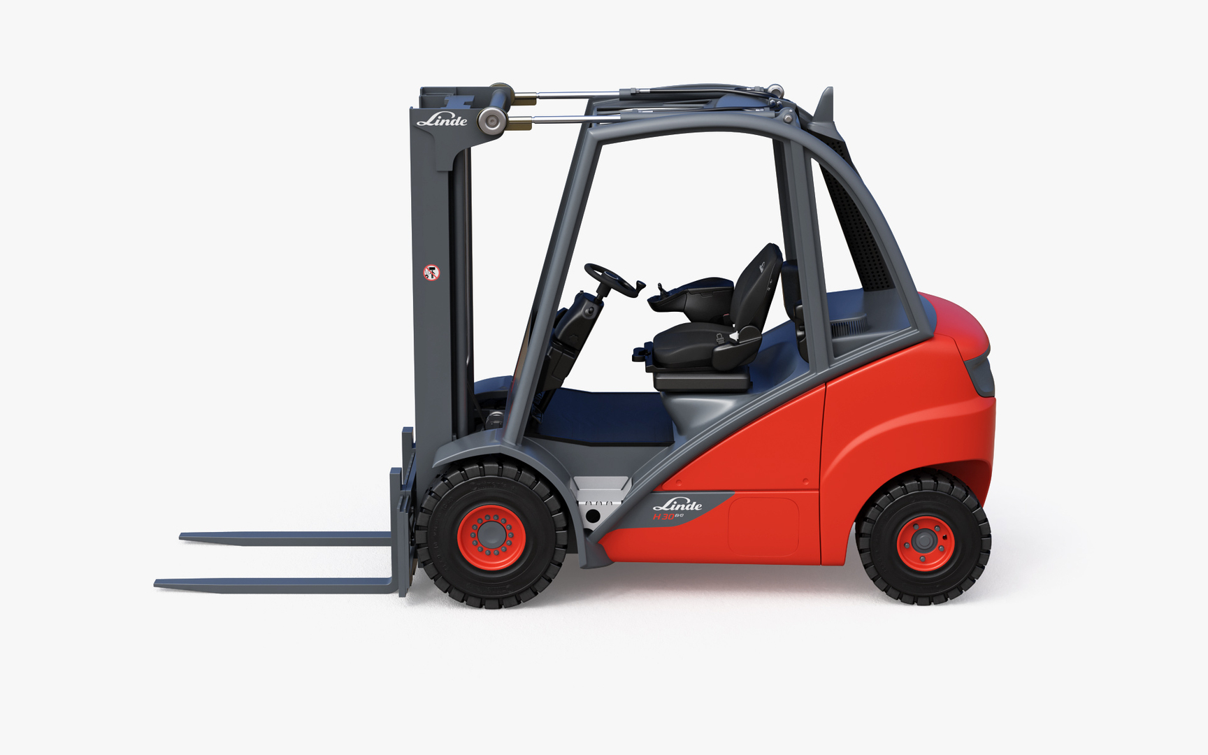 Electric Forklift Linde E30 3D Model - TurboSquid 1608054