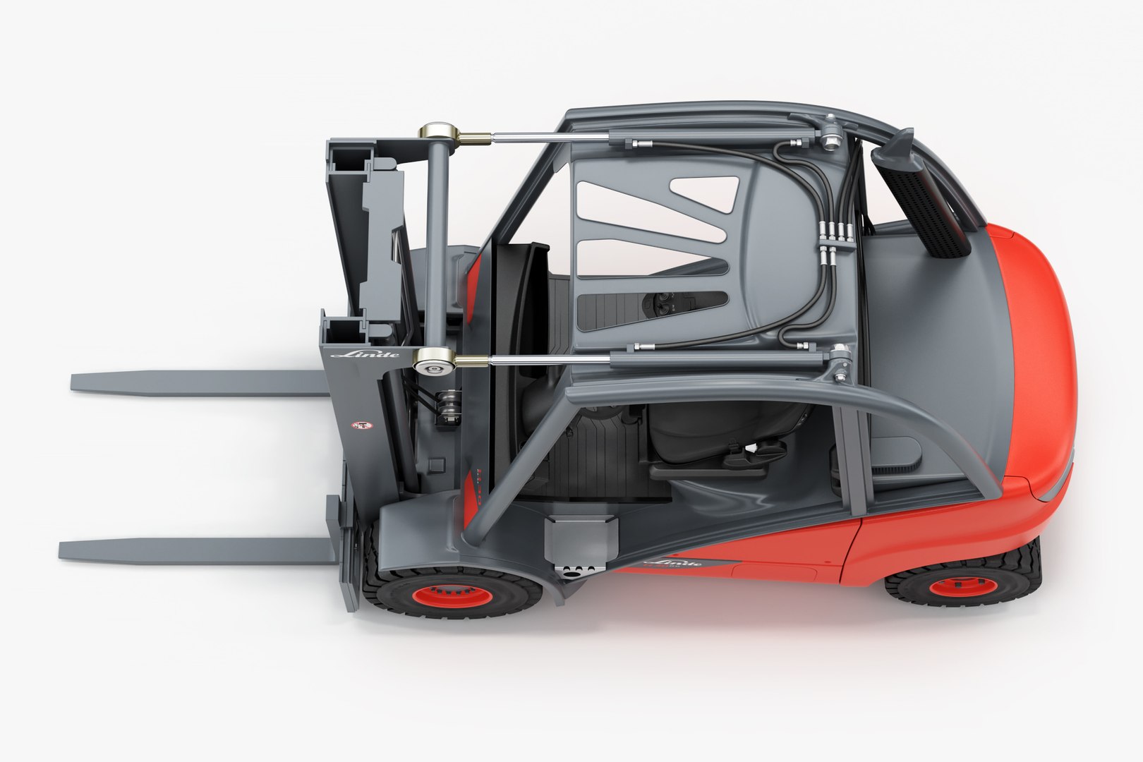 Electric Forklift Linde E30 3D Model - TurboSquid 1608054