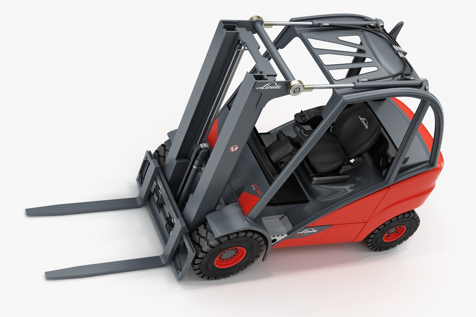 Electric Forklift Linde E30 3D Model - TurboSquid 1608054