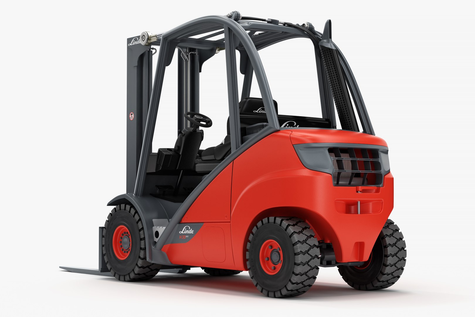 Electric Forklift Linde E30 3D Model - TurboSquid 1608054