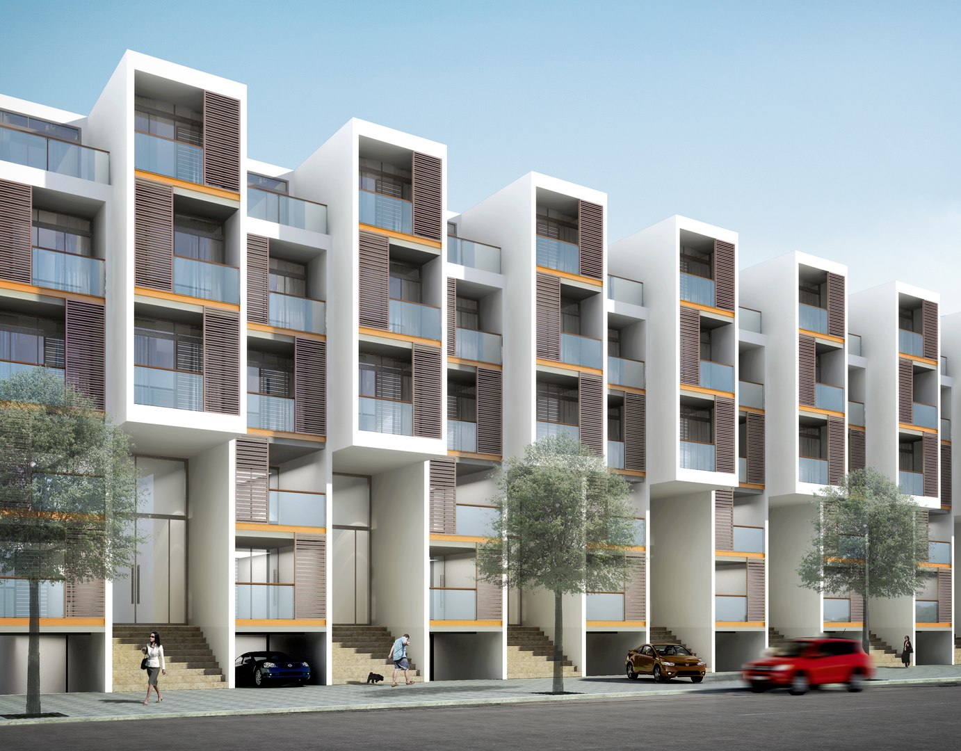 Modern Shophouse 3d Max