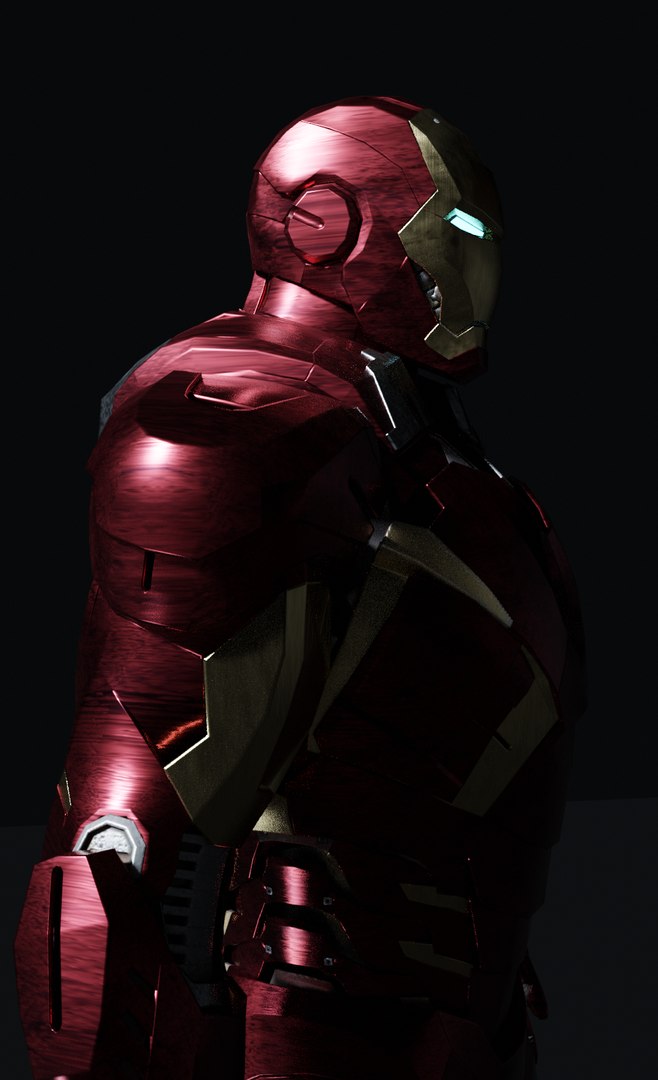 3D Model Iron Man - Mk 7 - TurboSquid 1743228