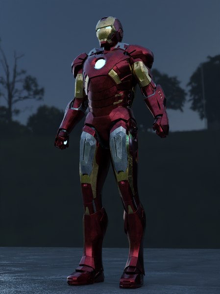3D model Iron Man - Mk 7 - TurboSquid 1743228