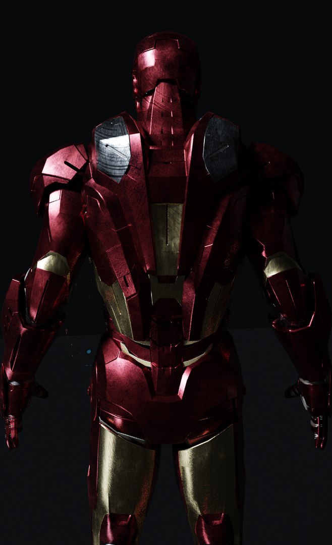 3D Model Iron Man - Mk 7 - TurboSquid 1743228