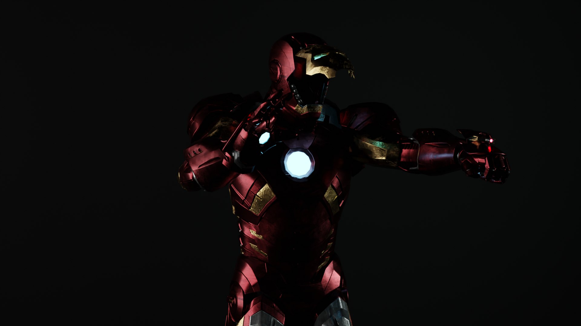3D Model Iron Man - Mk 7 - TurboSquid 1743228