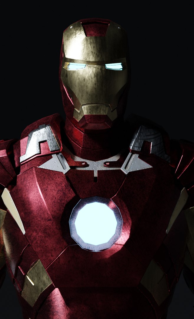 3D Model Iron Man - Mk 7 - TurboSquid 1743228