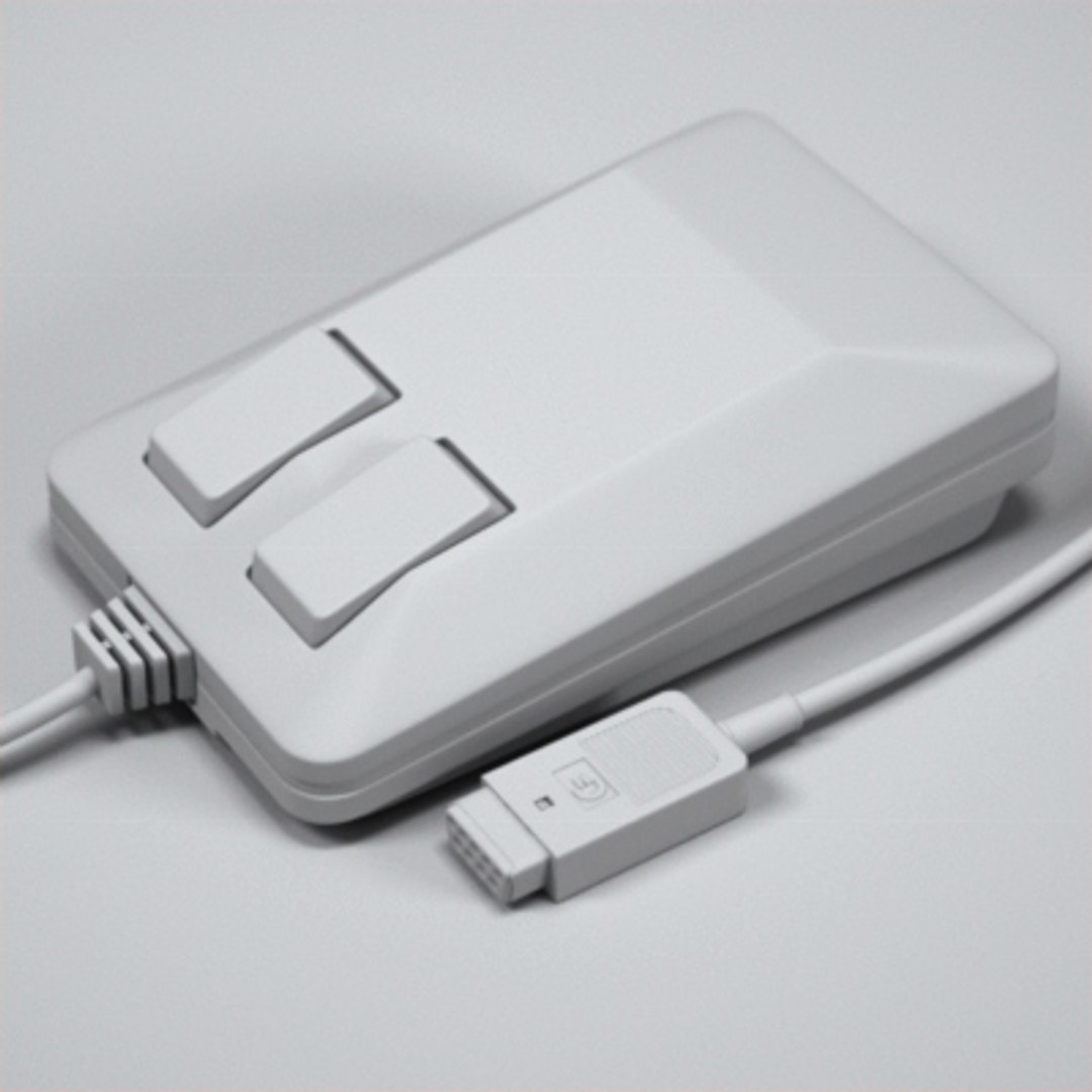 Commodore Amiga Mouse 3d Obj