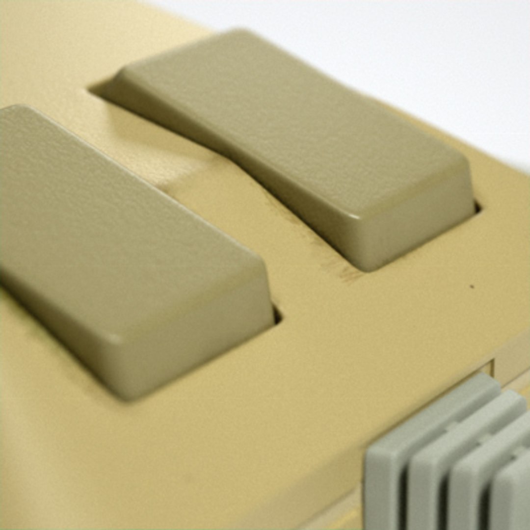 Commodore Amiga Mouse 3d Obj