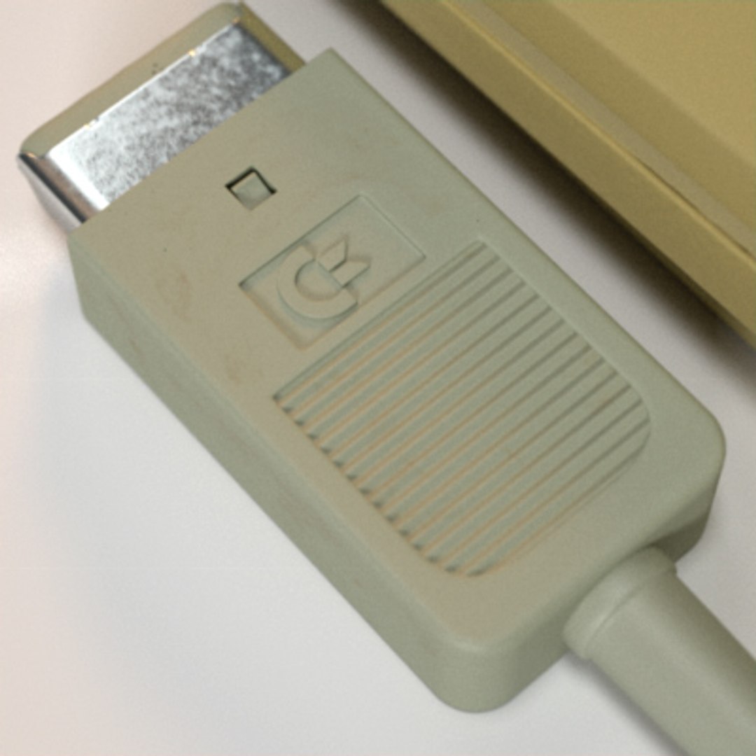 Commodore Amiga Mouse 3d Obj
