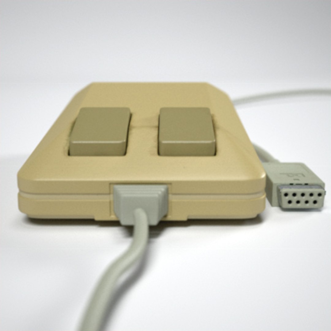 Commodore Amiga Mouse 3d Obj