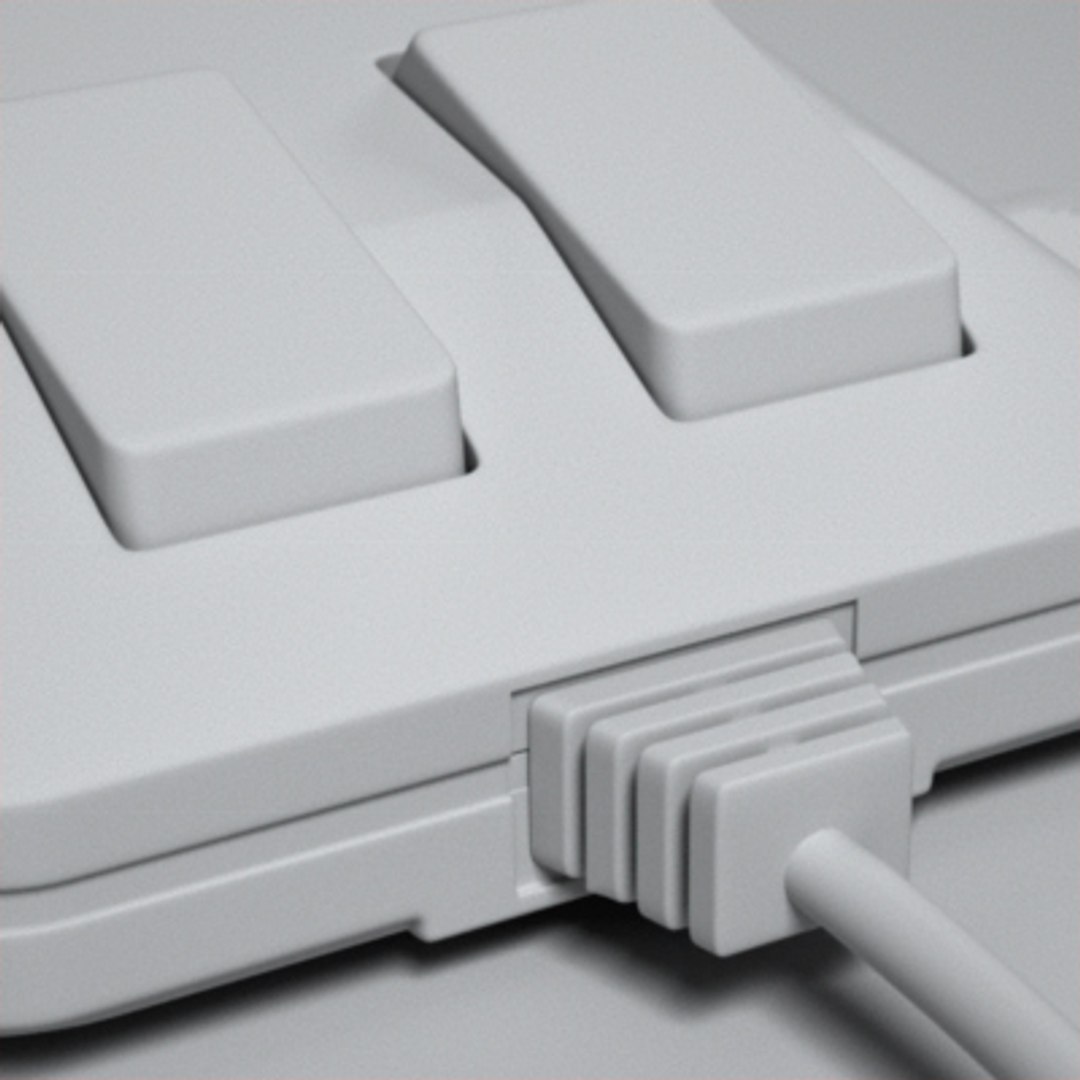 Commodore Amiga Mouse 3d Obj