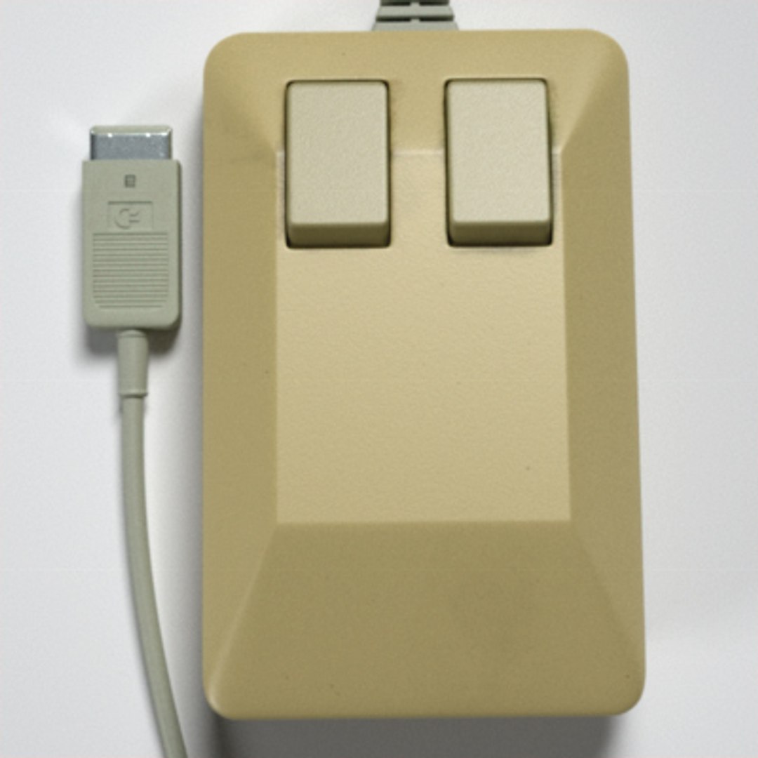 Commodore Amiga Mouse 3d Obj