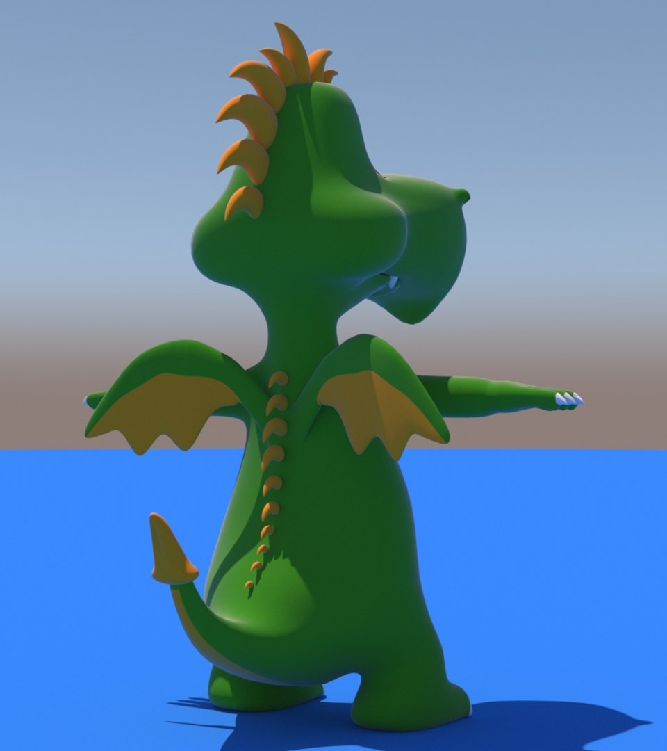 Dragon Character 3D Model - TurboSquid 1453290