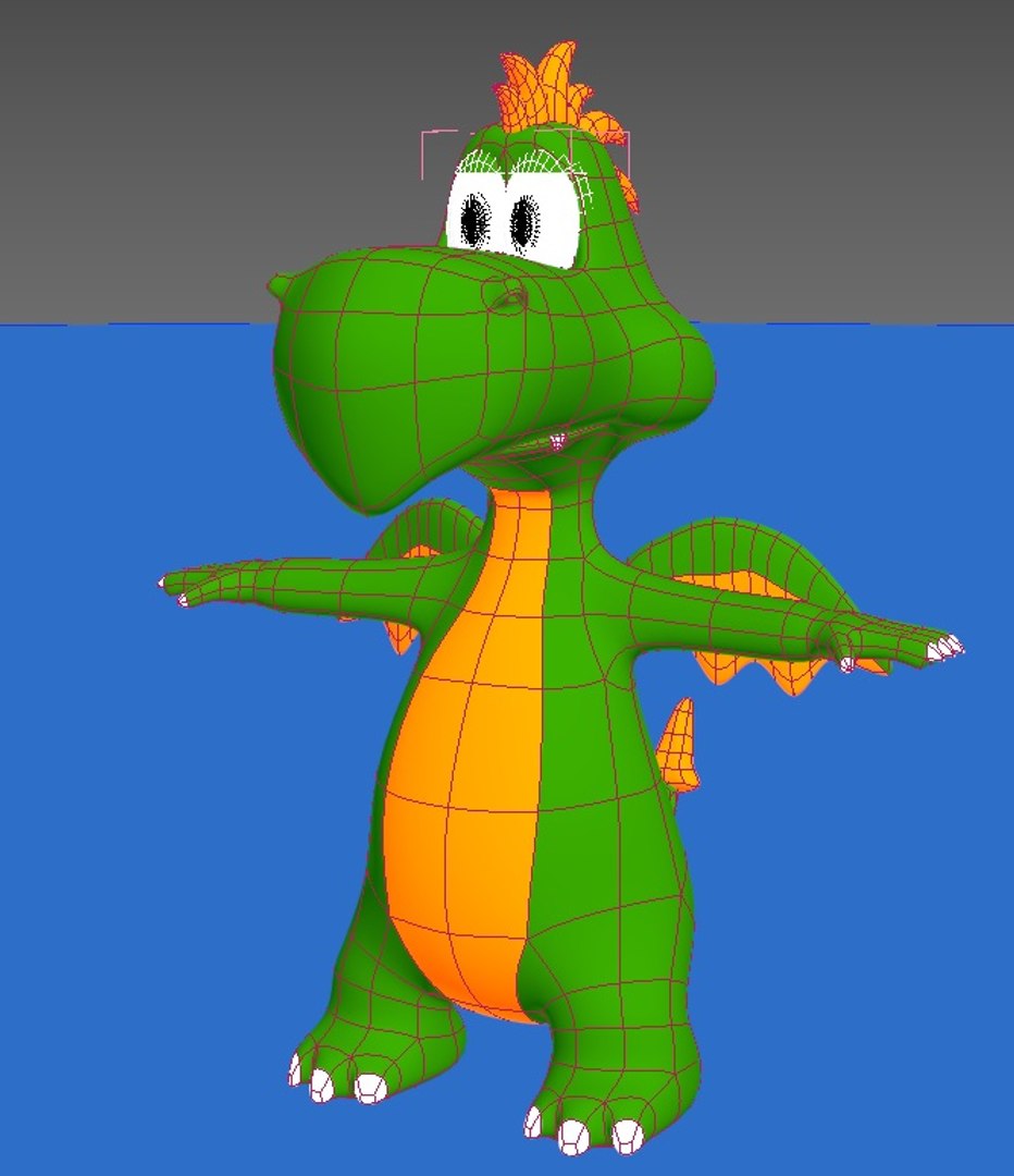 Dragon Character 3D Model - TurboSquid 1453290