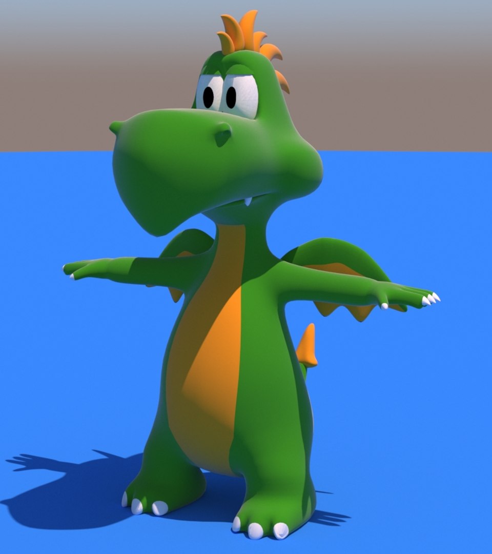 Dragon Character 3D Model - TurboSquid 1453290