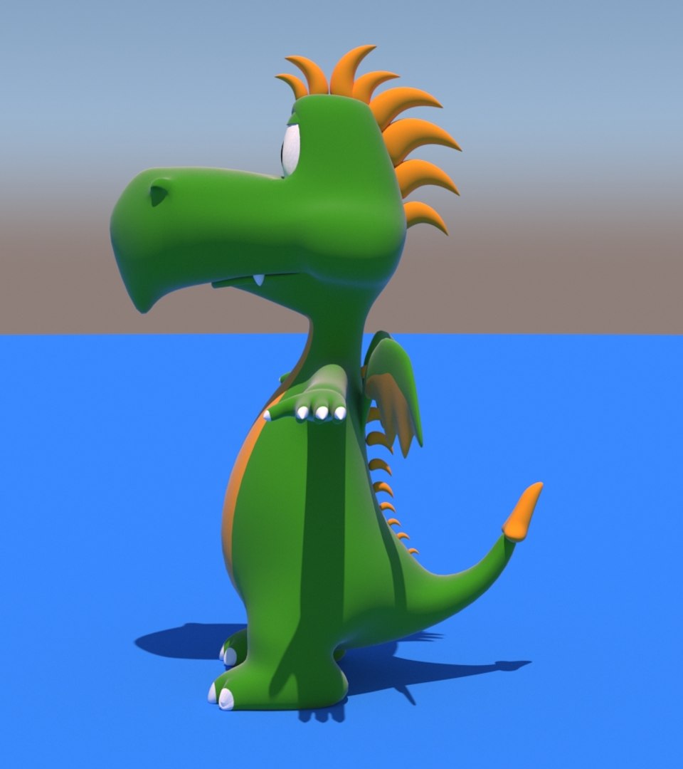 Dragon Character 3D Model - TurboSquid 1453290