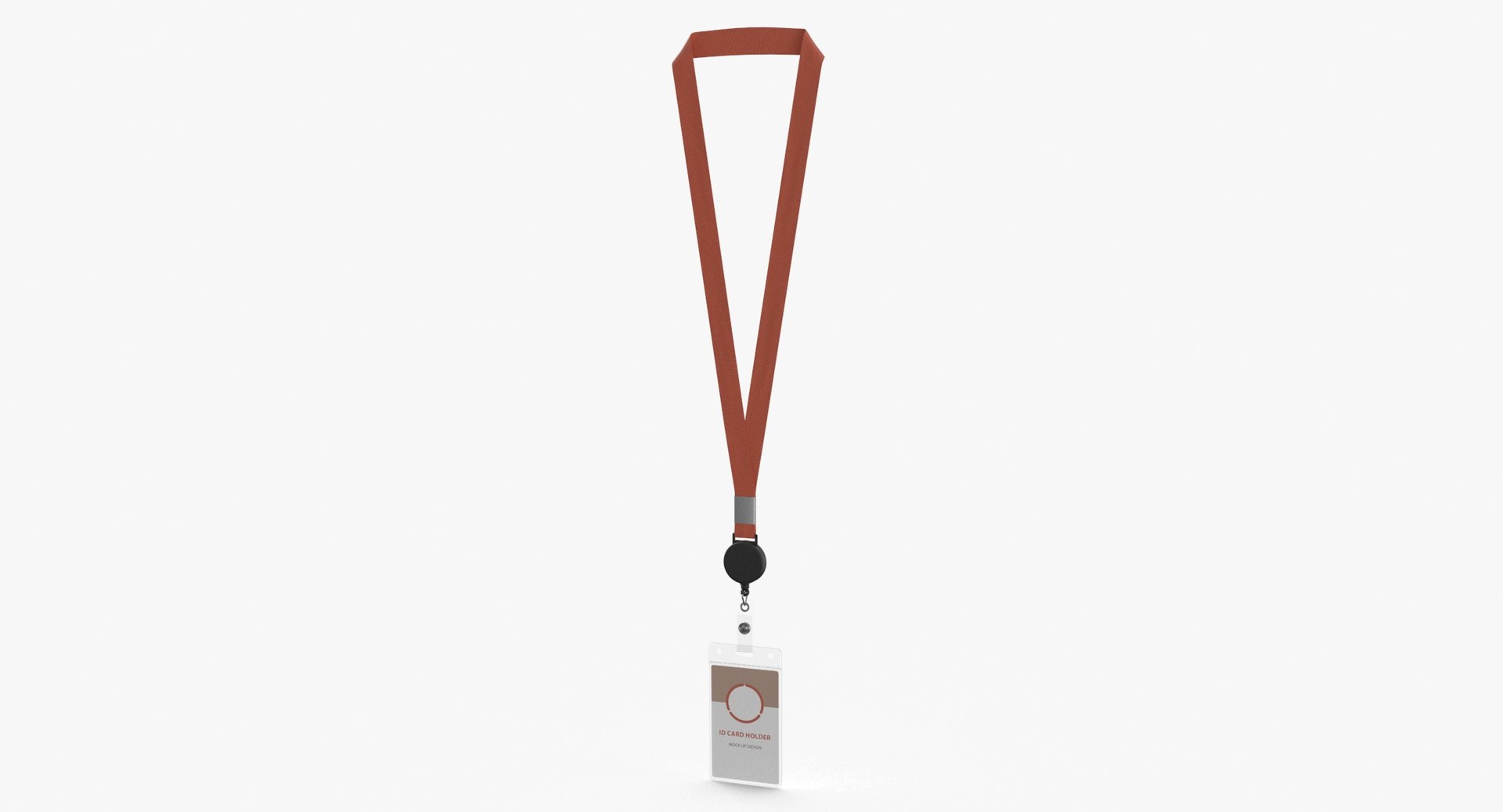 3D ID Badge Type 03 Basic Poses Horizontal And Vertical Blank Or ...