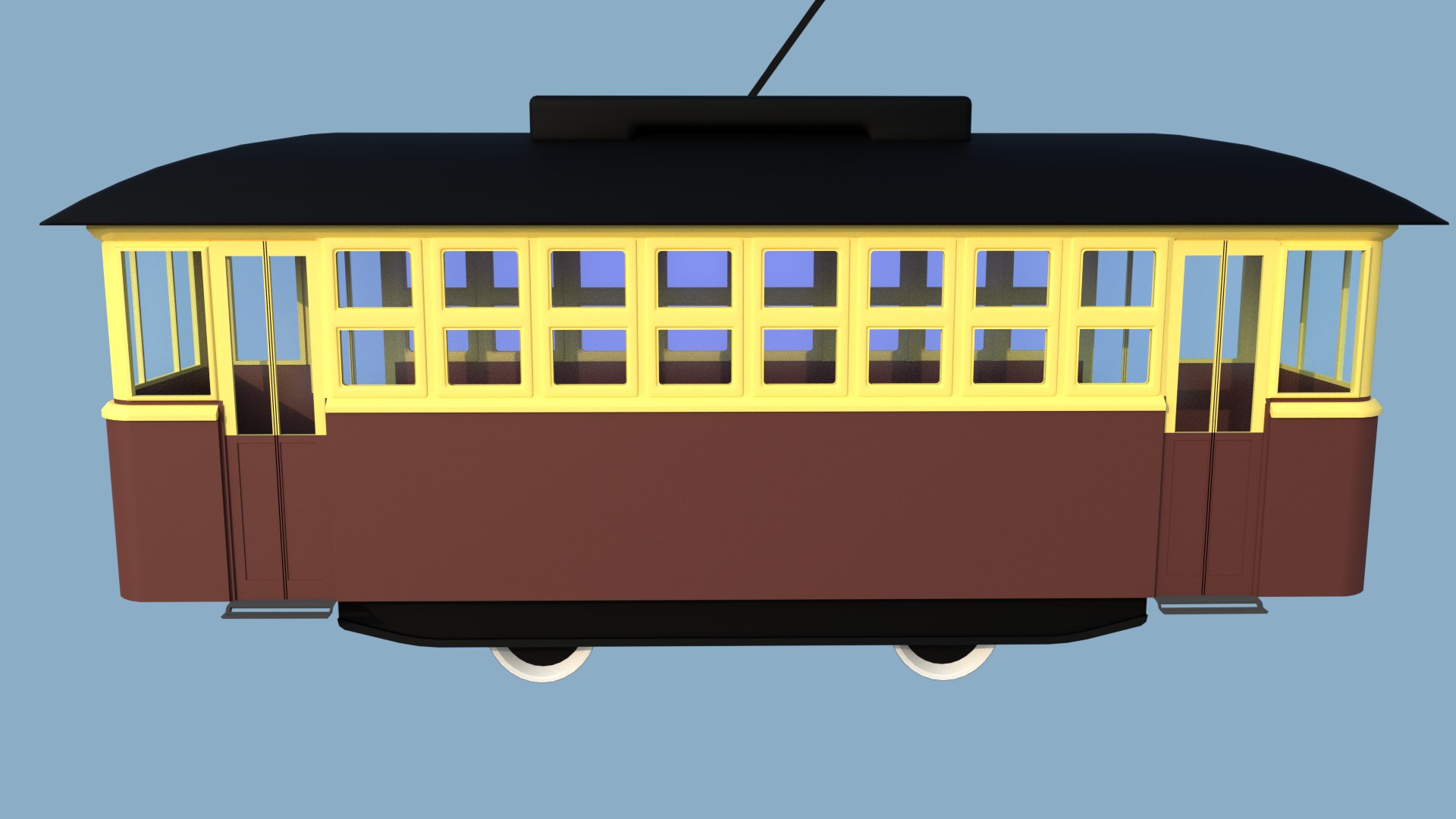 Tram X Model - TurboSquid 1847158