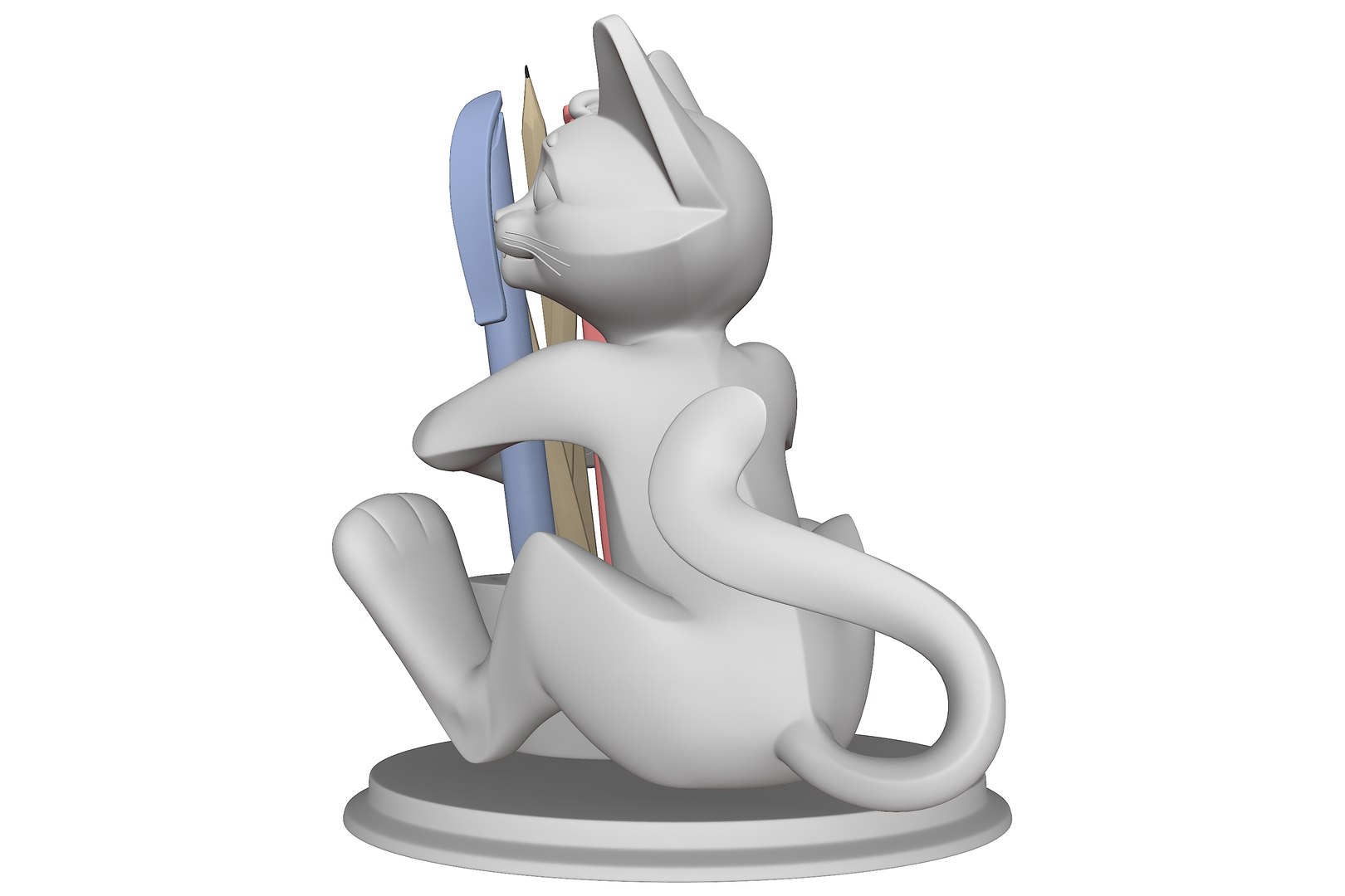 Cat figurine 3D print model 3D - TurboSquid 1809433