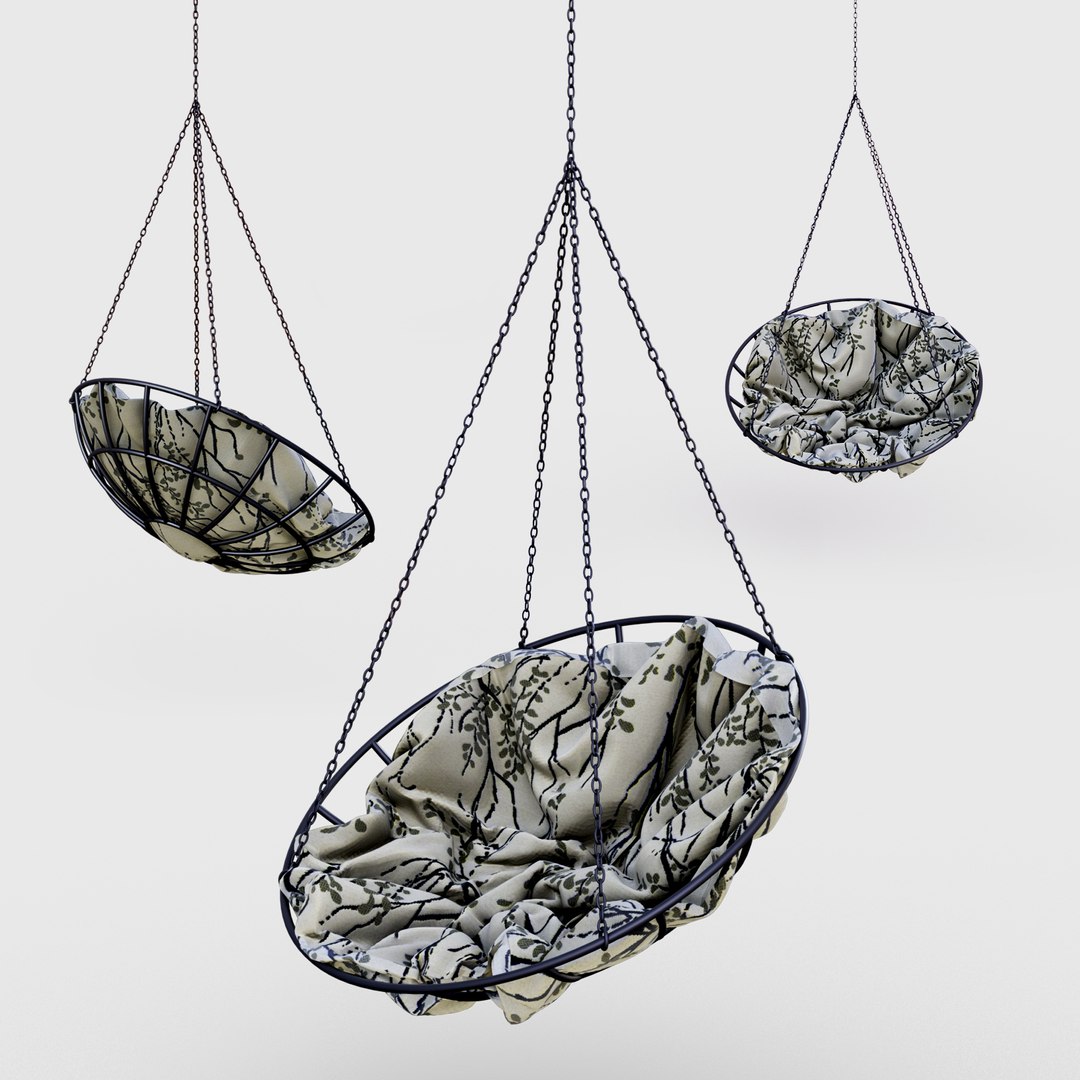 R suspended swing 3D model - TurboSquid 1389553