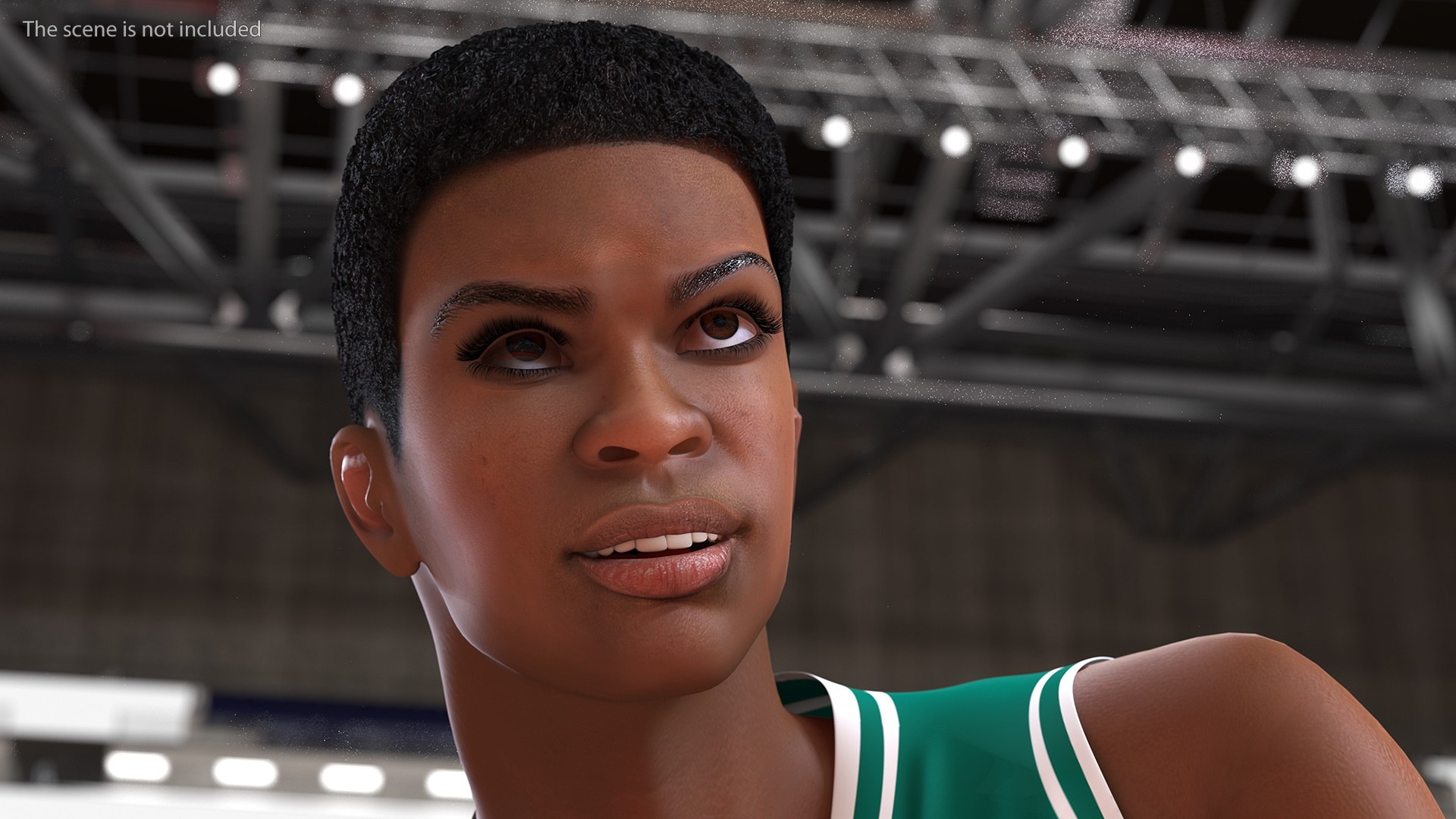 Light Skin Young Man Basketball Player Rigged for Maya 3D model ...