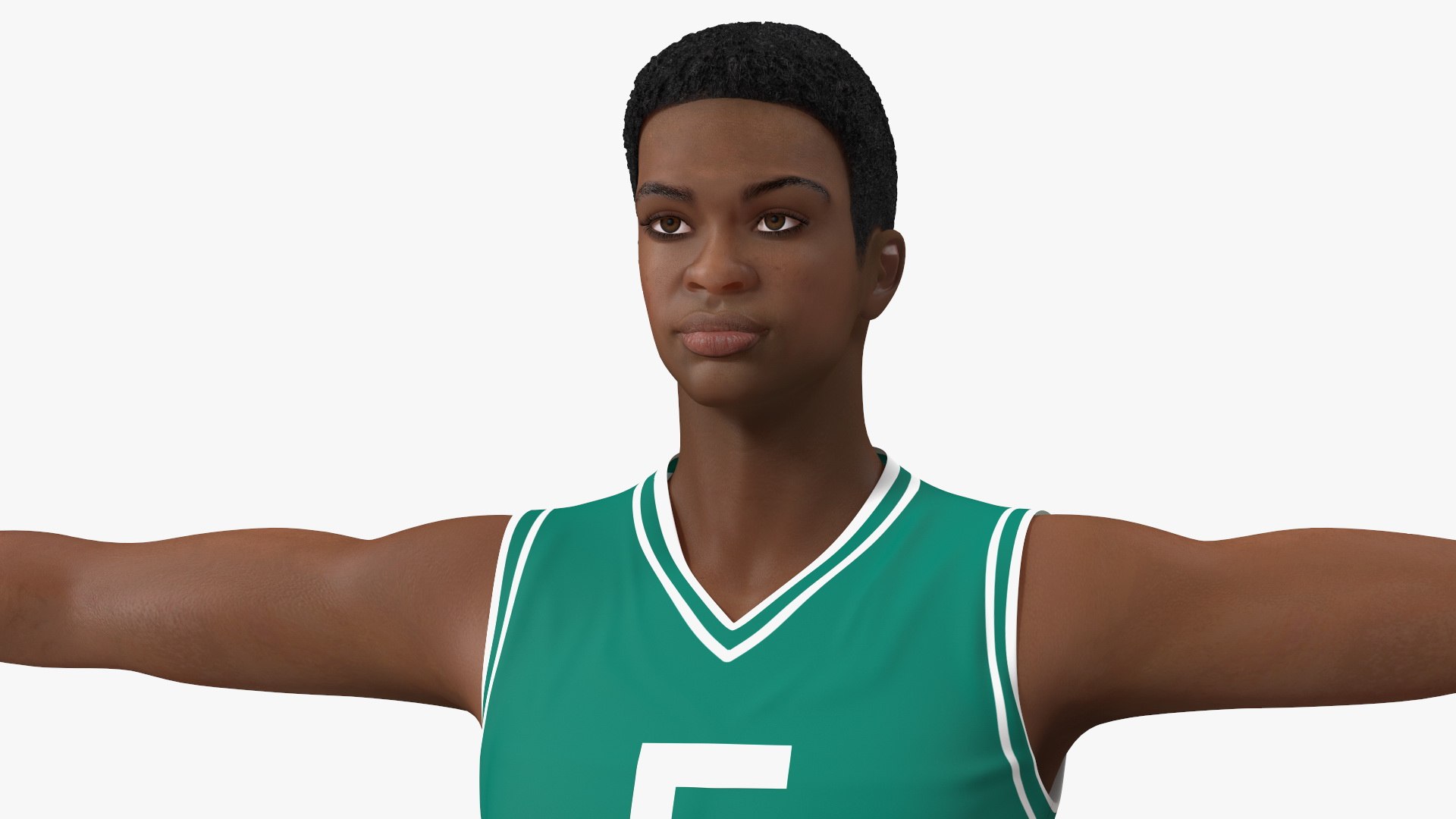 Light Skin Young Man Basketball Player Rigged for Maya 3D model ...