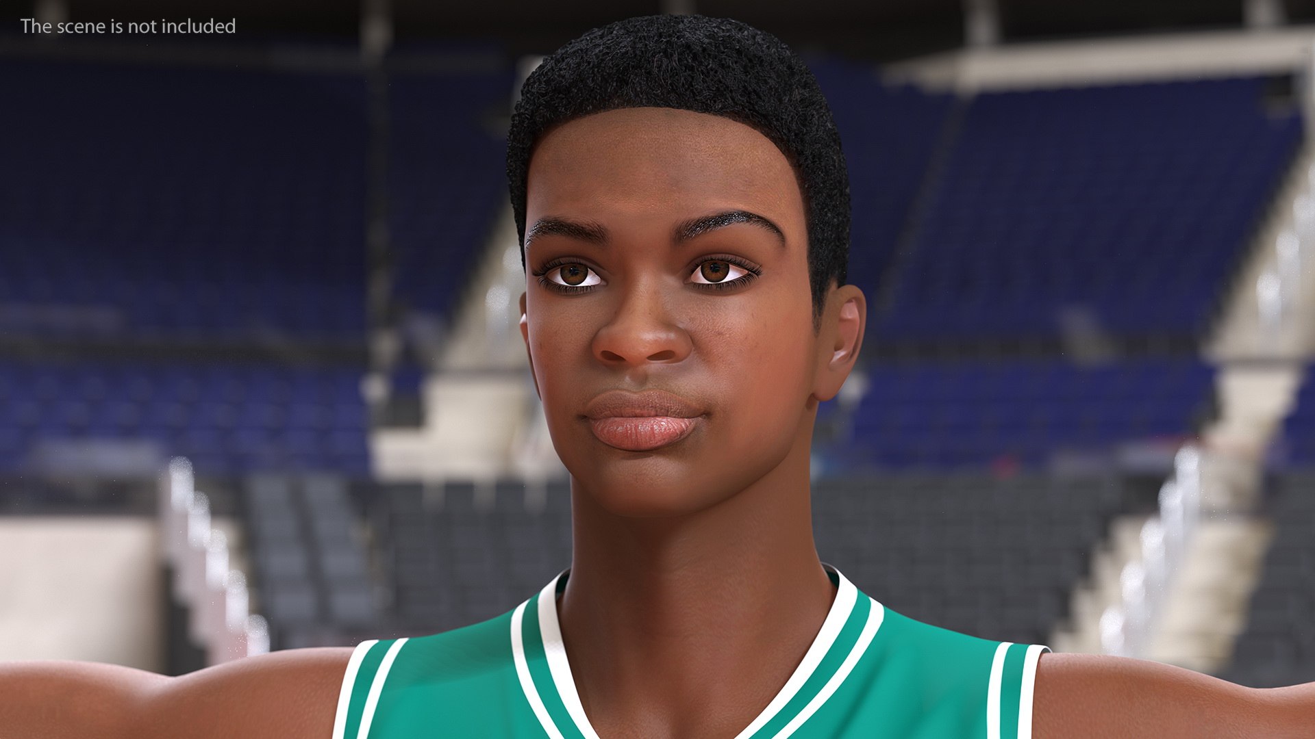 Light Skin Young Man Basketball Player Rigged for Maya 3D model ...