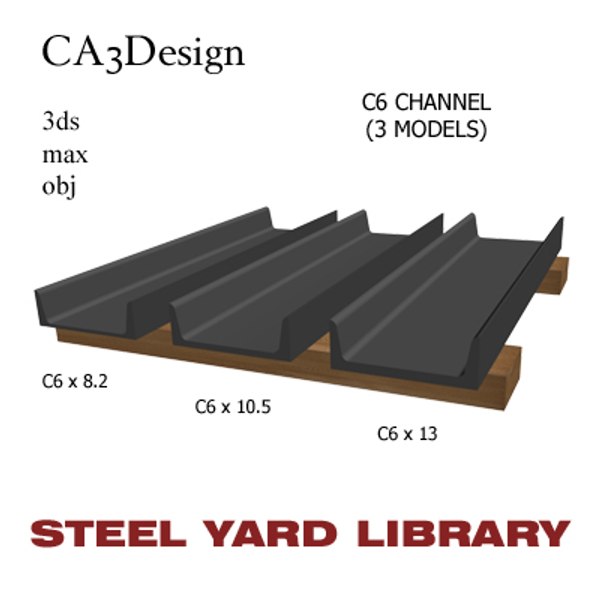 c6 channel steel 3ds