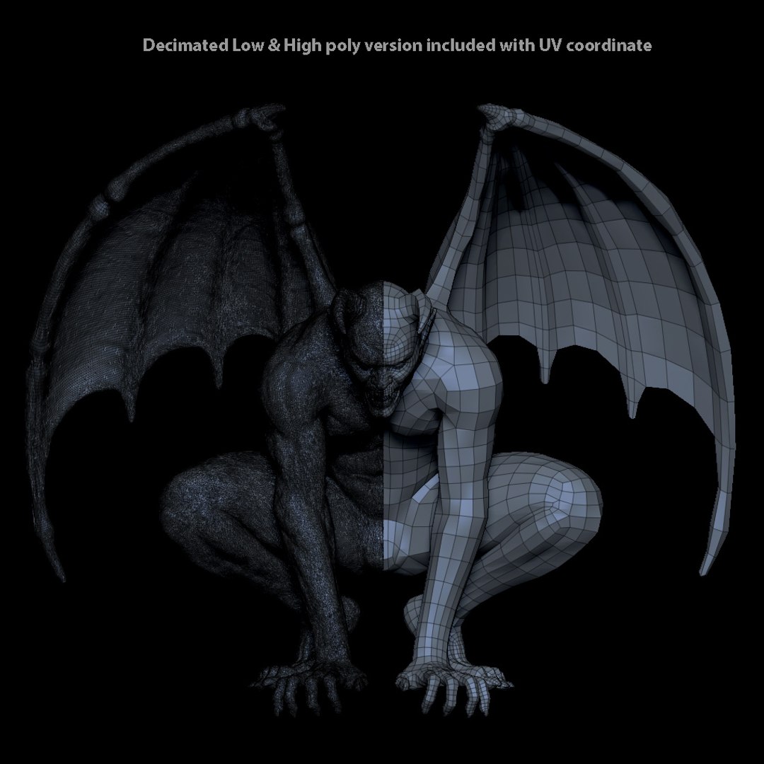 Gargoyle 3D Model - TurboSquid 1291477