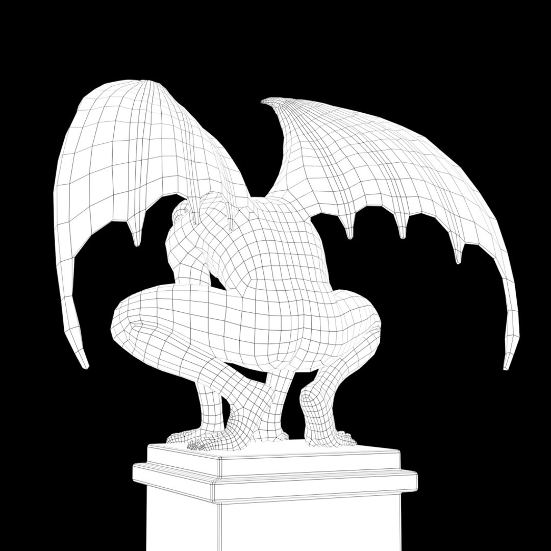Gargoyle 3D Model - TurboSquid 1291477