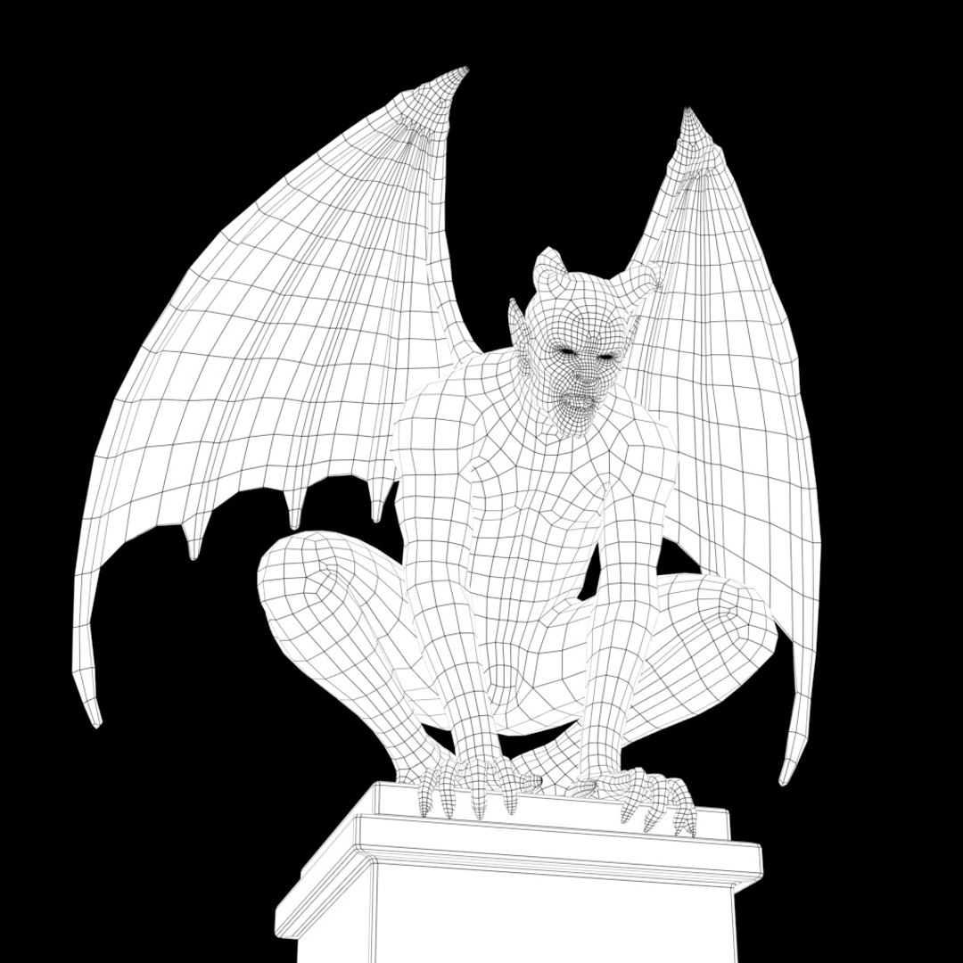 Gargoyle 3D Model - TurboSquid 1291477