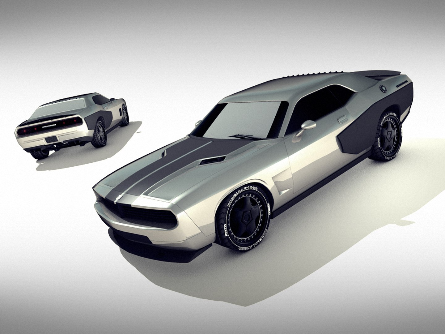 3d Modified Dodge Challenger Srt8 Model