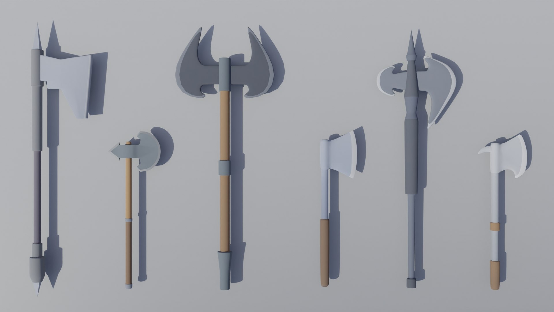 3D Low-poly Medieval Weapons model - TurboSquid 1882915