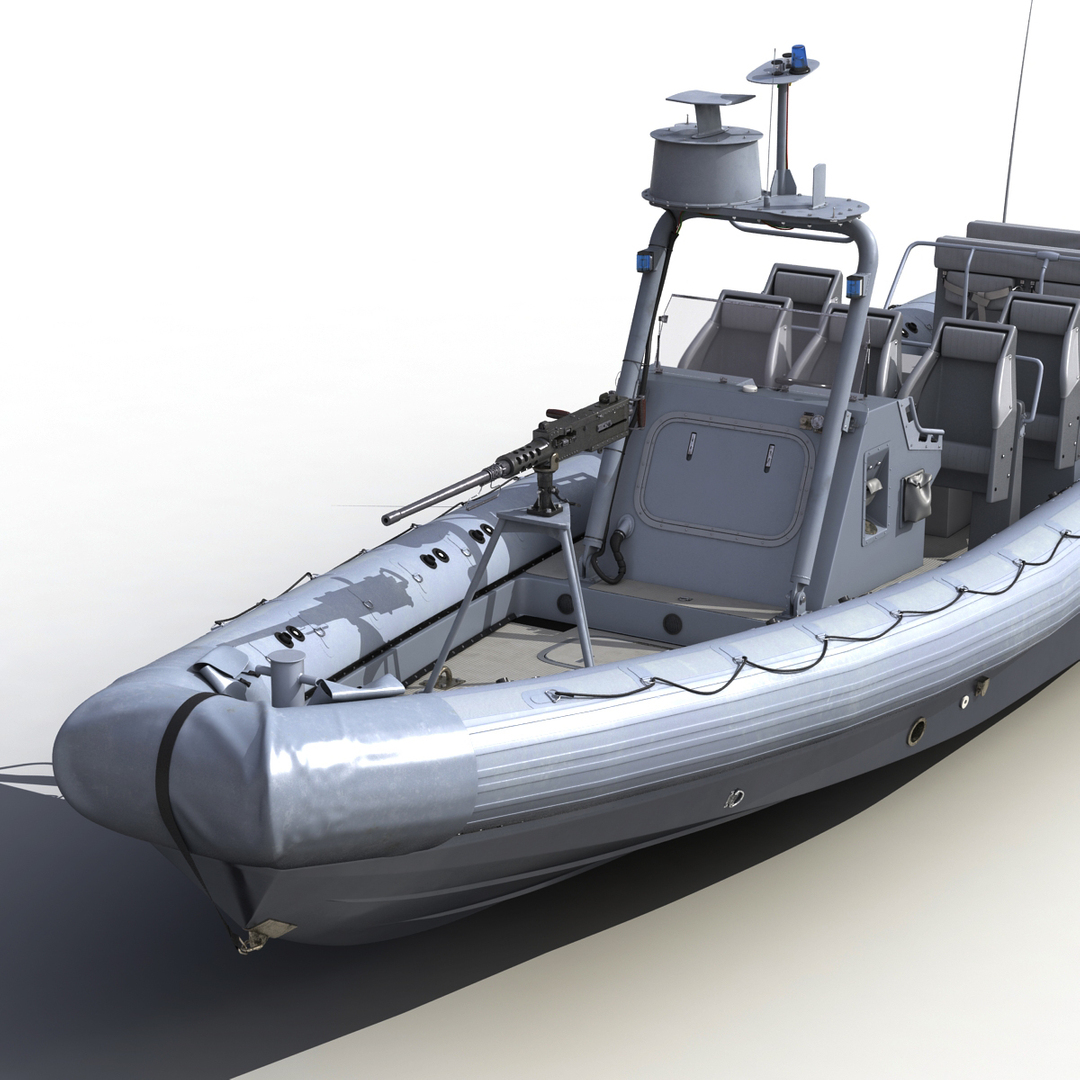 naval special warfare rigid 3d model