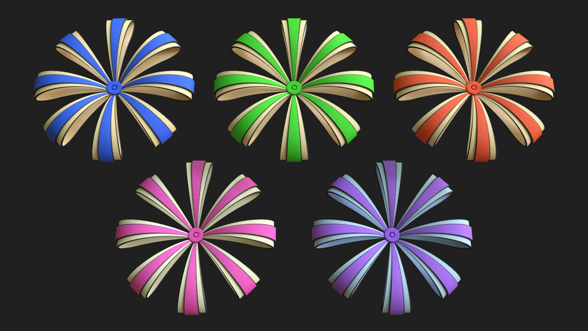 Free 3D Fabric Ribbon Model - TurboSquid 1901066