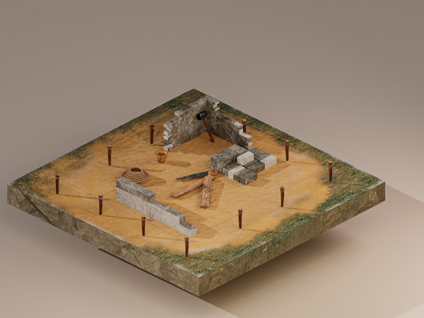 Architecture Building-Foundation 3D Models for Download | TurboSquid