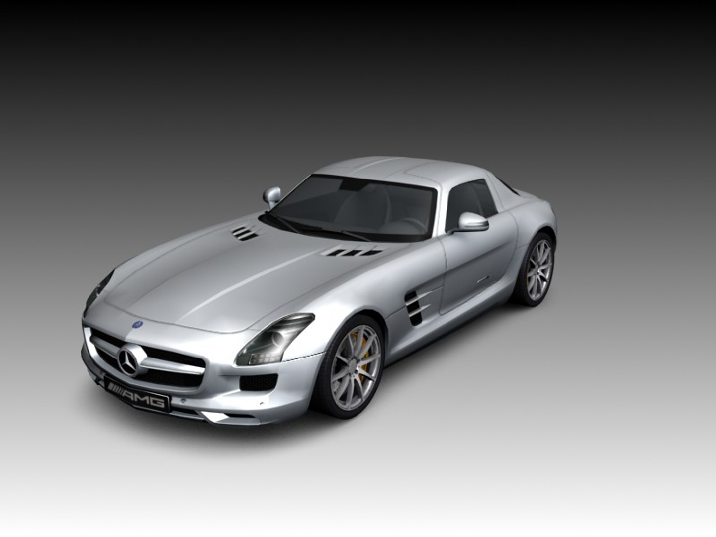 3d mercedes benz sls amg