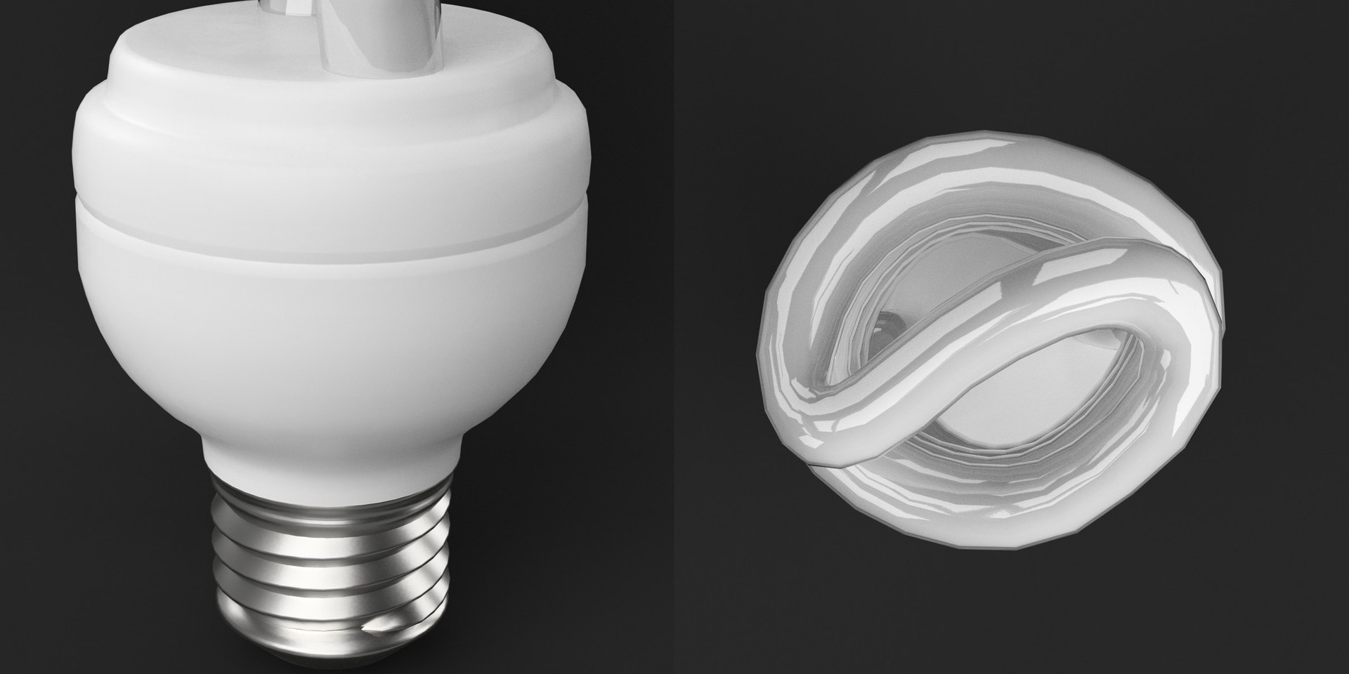 3D model light bulb cfl - TurboSquid 1683849