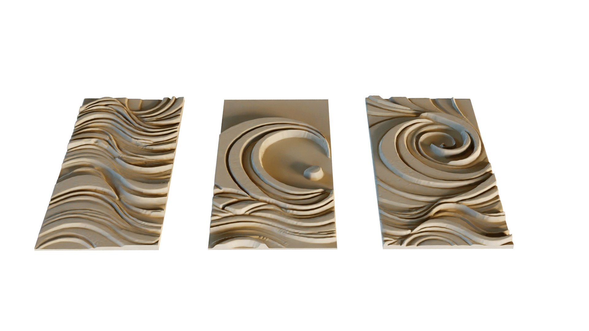 Mural Decor Set Wall Panel 31 3D Model - TurboSquid 2184810
