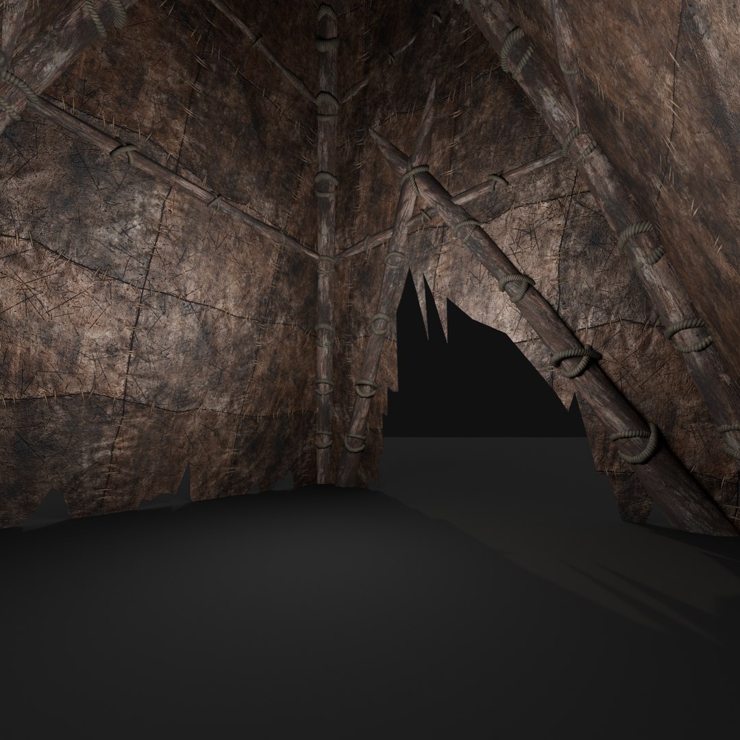 ORC ORCISH BARBARIAN TENT CAMP HOUSES COTTAGES TENTS COLLECTION 3D ...