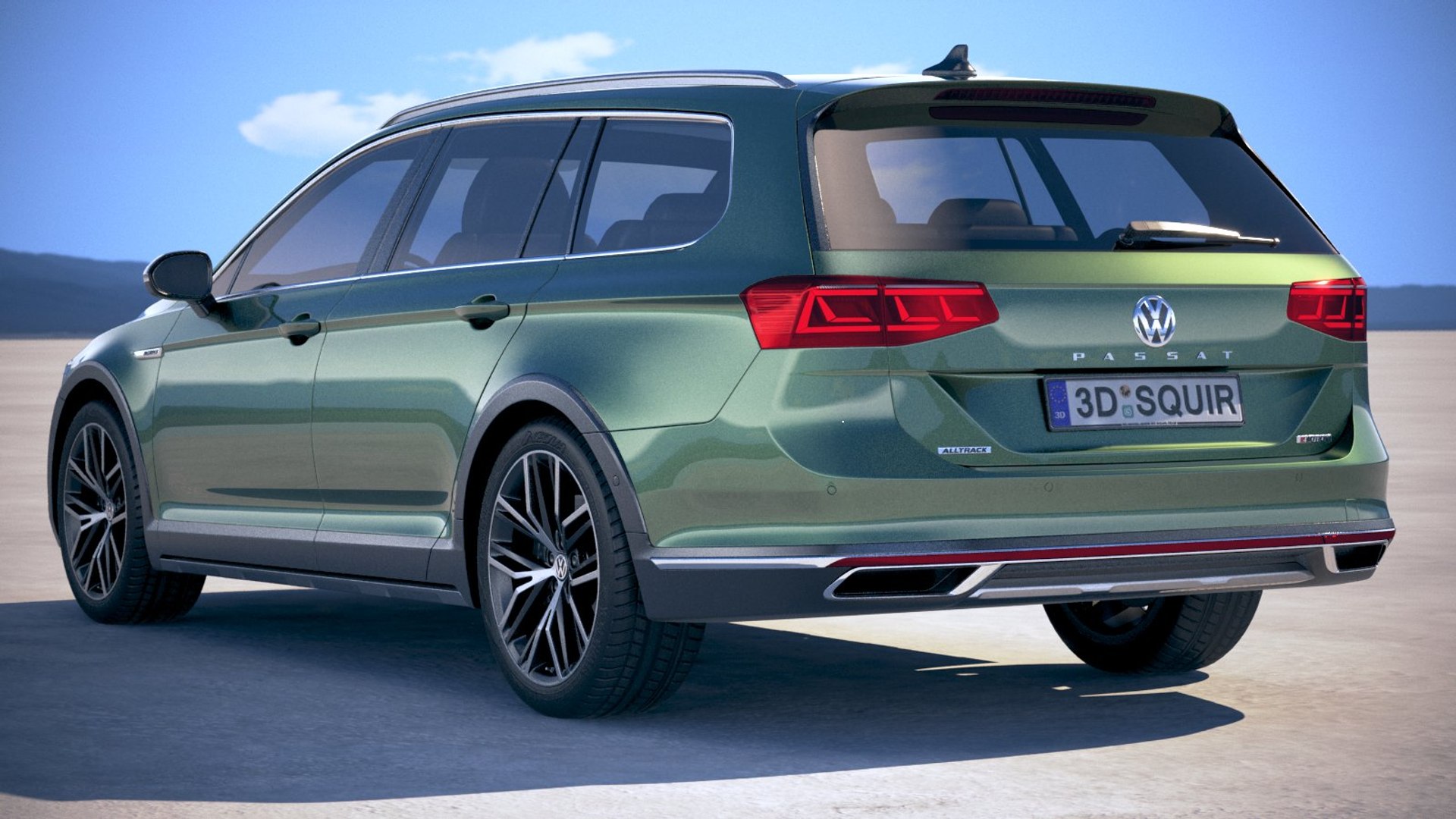 Volkswagen passat alltrack model - TurboSquid 1389952