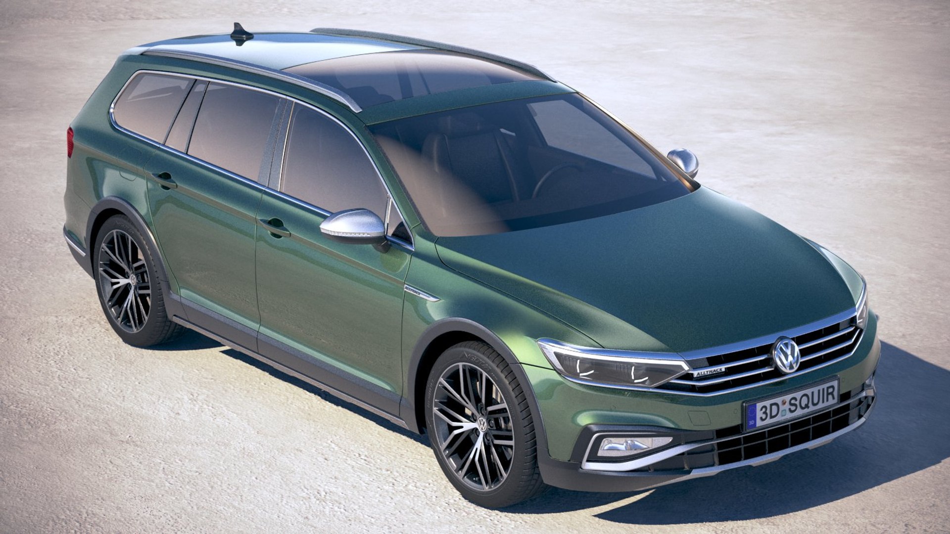 Volkswagen passat alltrack model - TurboSquid 1389952