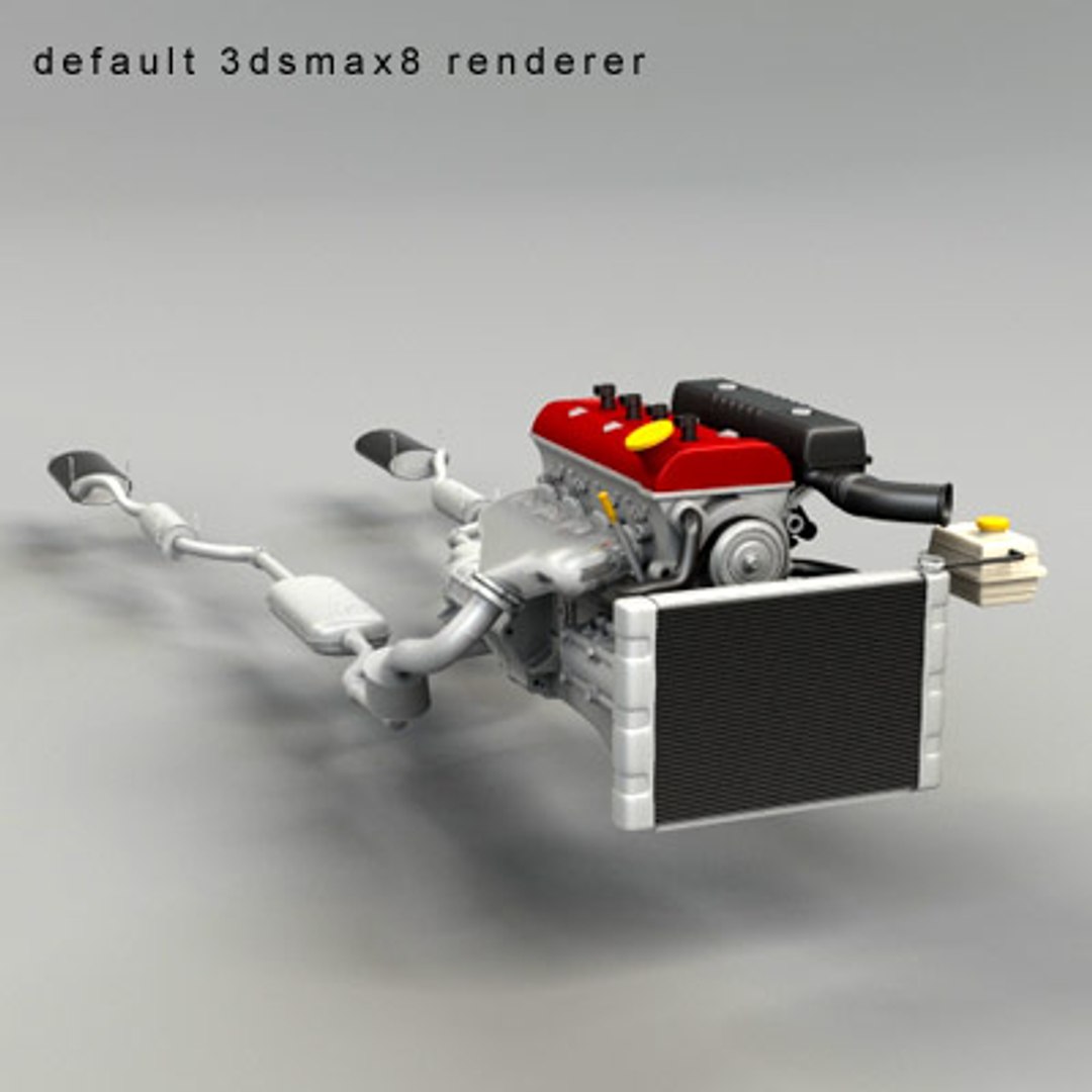 3d Model Of R4 Engine