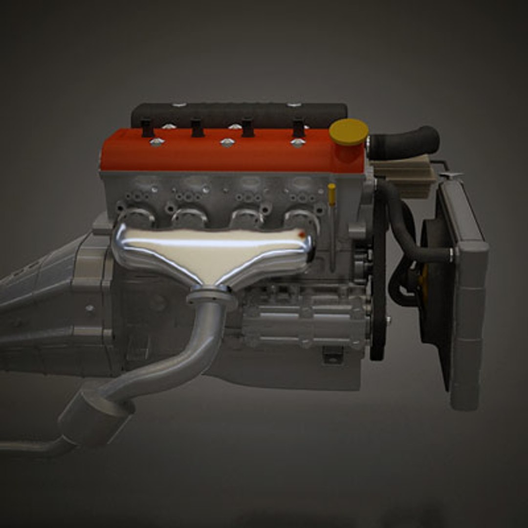 3d Model Of R4 Engine
