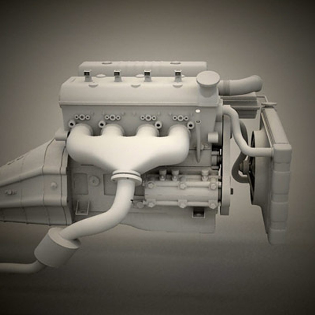 3d Model Of R4 Engine