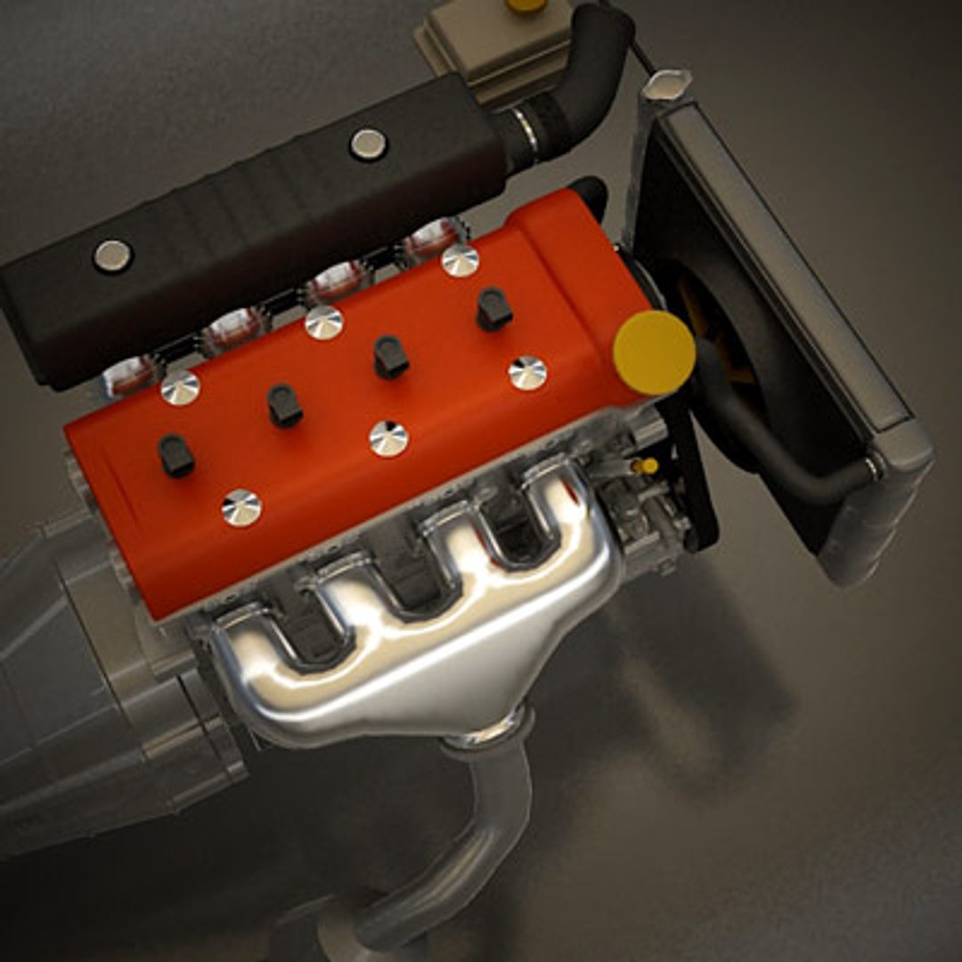 3d Model Of R4 Engine