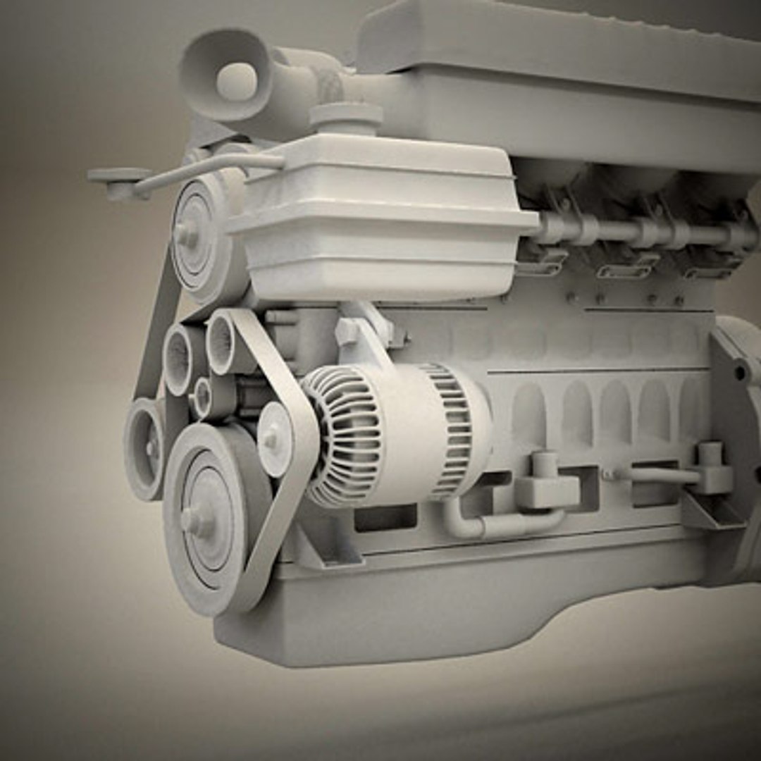 3d Model Of R4 Engine