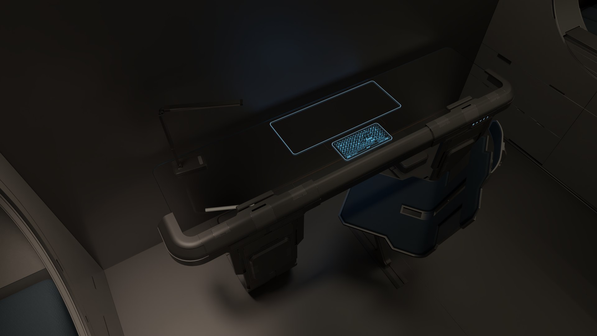 Blenderjunky Sci Fi Crew Quarters Assets Blender 3 3D Model ...